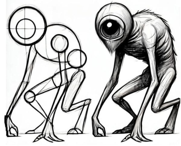 Beginner Horror Drawing Tutorials | Dreaded Designs