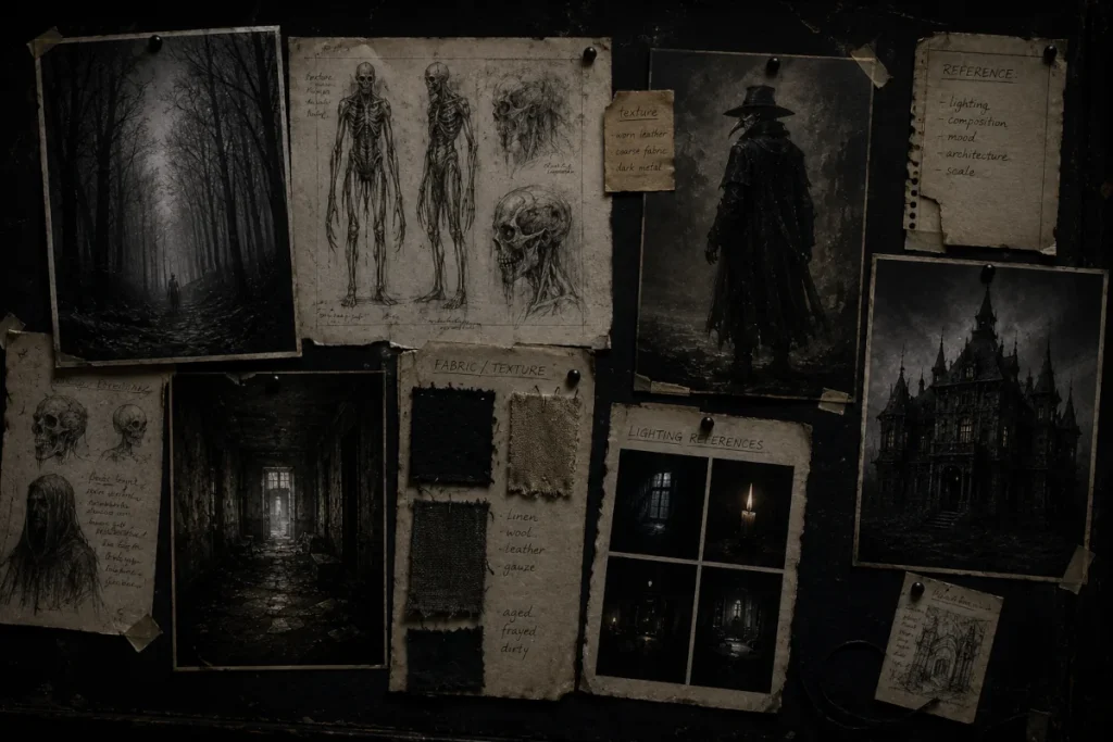 Best Horror Art Reference Websites for Artists