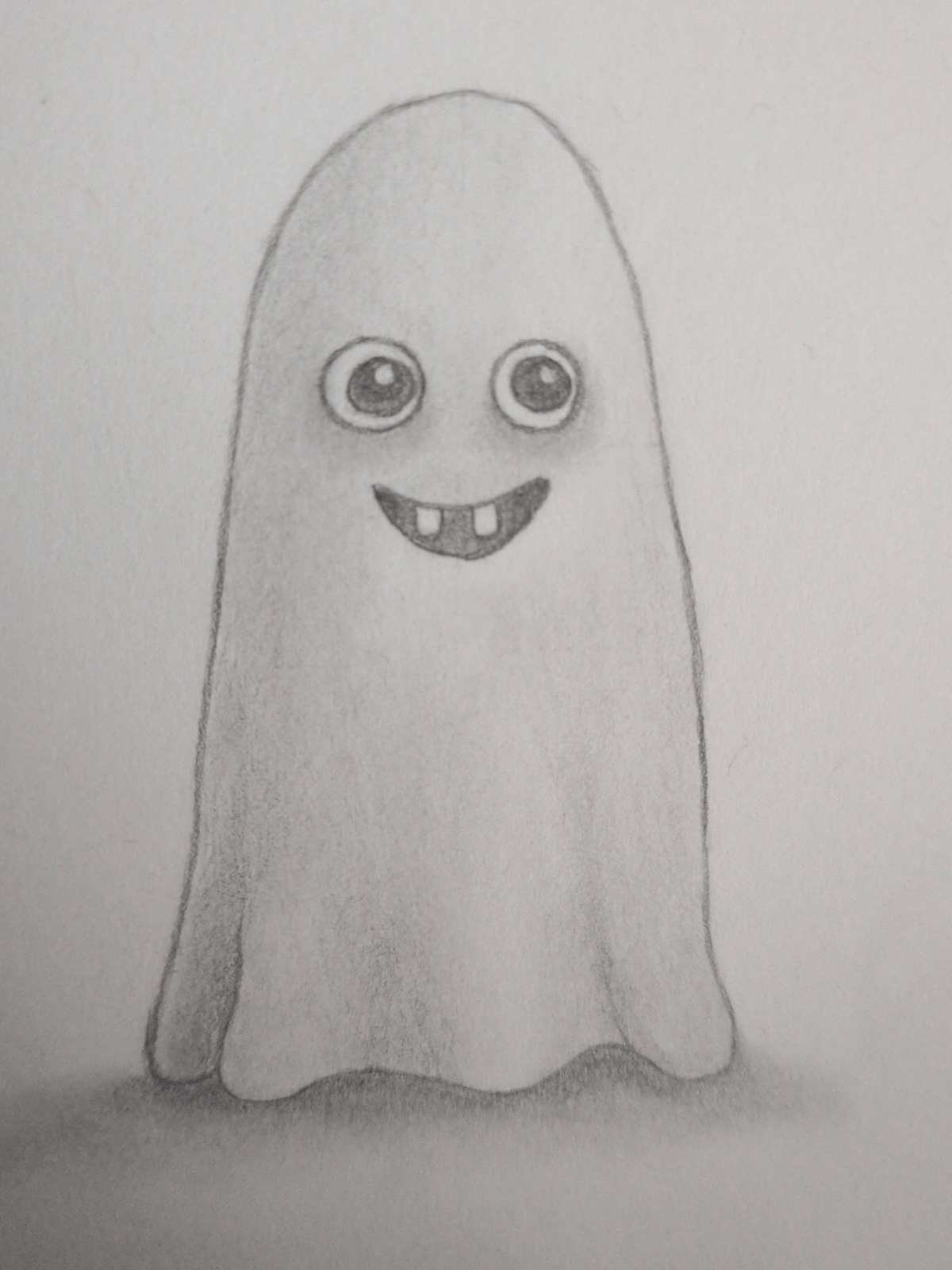 Ghost Drawing Tutorial for Beginners | Step-by-Step