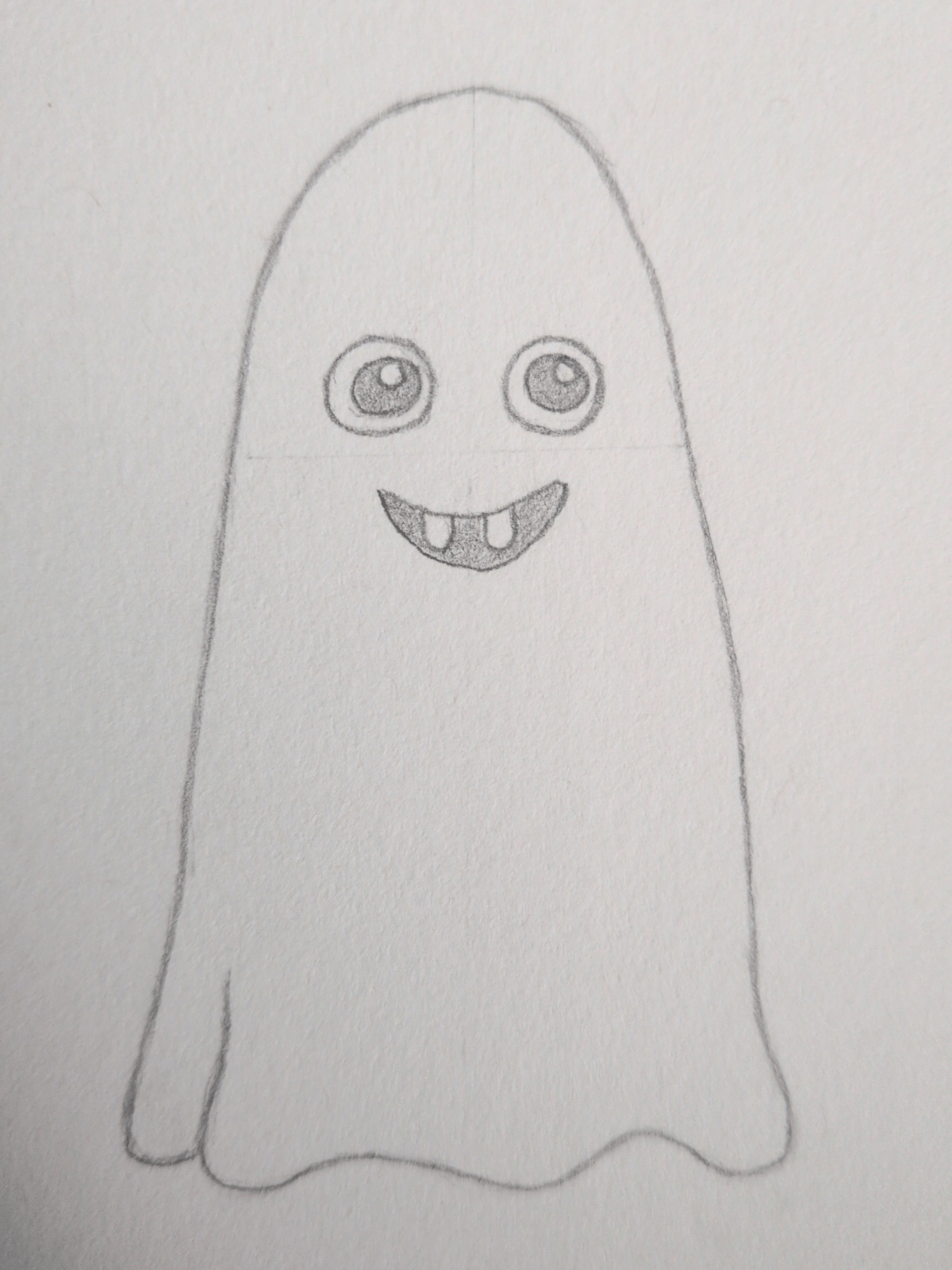 Ghost Drawing Tutorial for Beginners | Step-by-Step