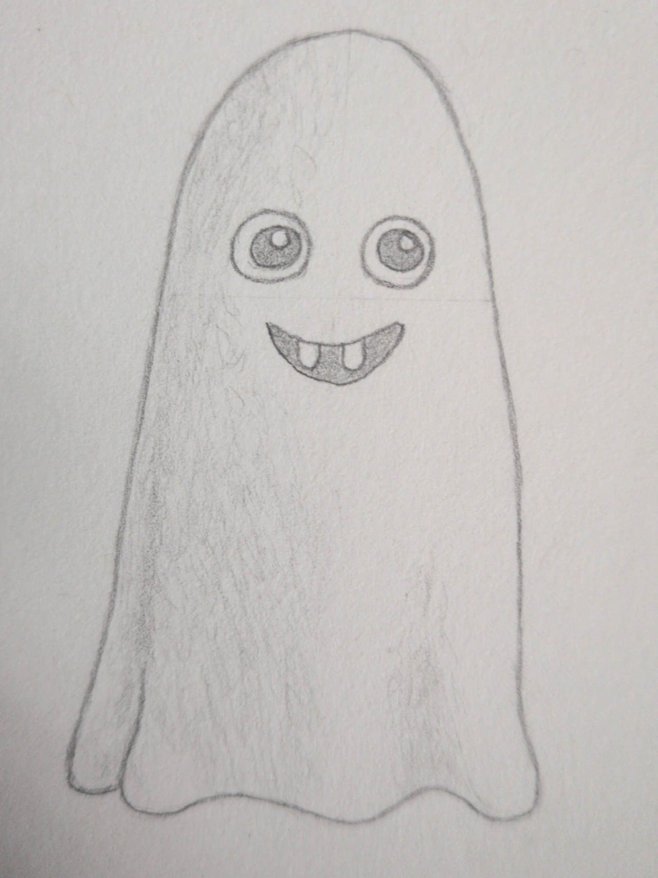 Ghost Drawing Tutorial for Beginners | Step-by-Step